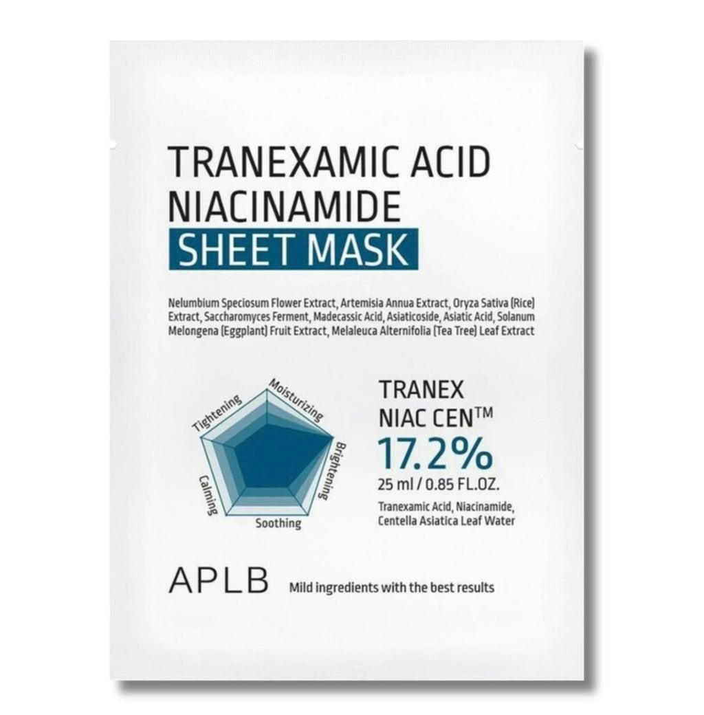 APLB Tranexamic Acid Niacinamide Sheet Mask - 1pcs – Kbeauty Canada