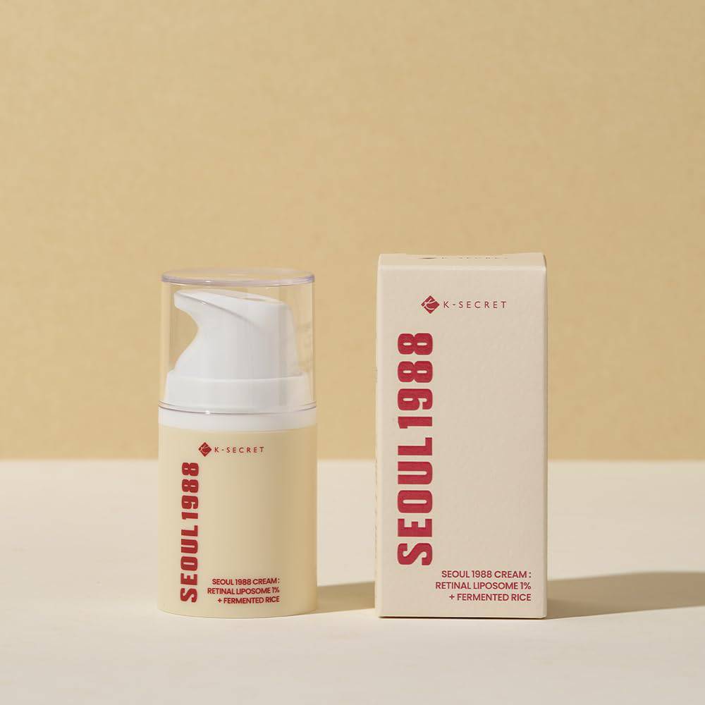 KSECRET SEOUL 1988 CREAM: Retinol Liposome 1% + Fermented Rice 50mL ...